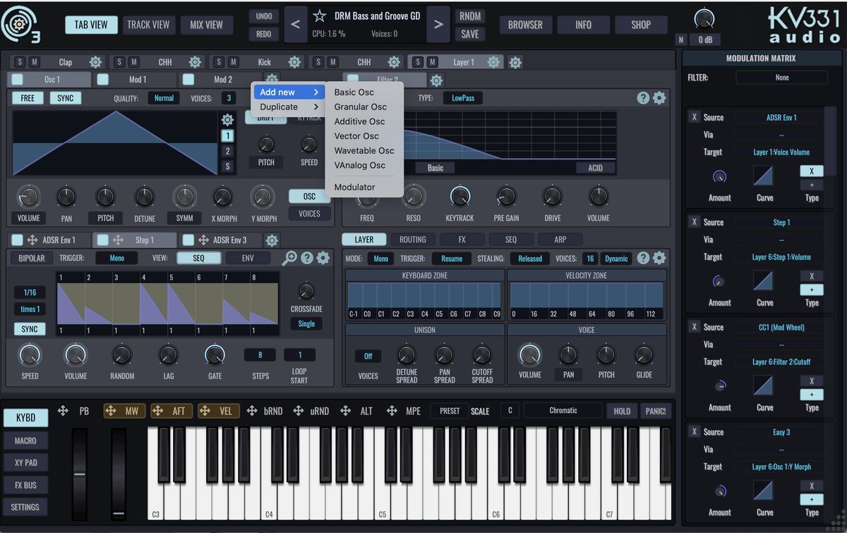 “A layered world of modular synthesis, sequencing and more, with ...