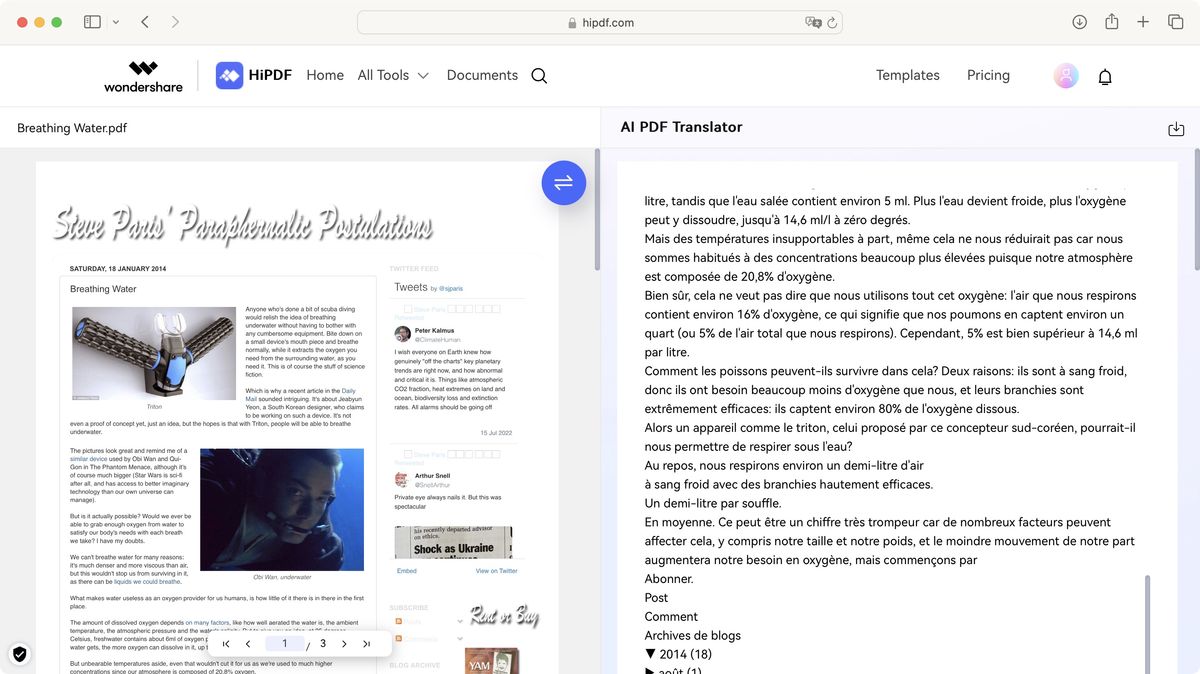 Wondershare HiPDF PDF editor review | TechRadar