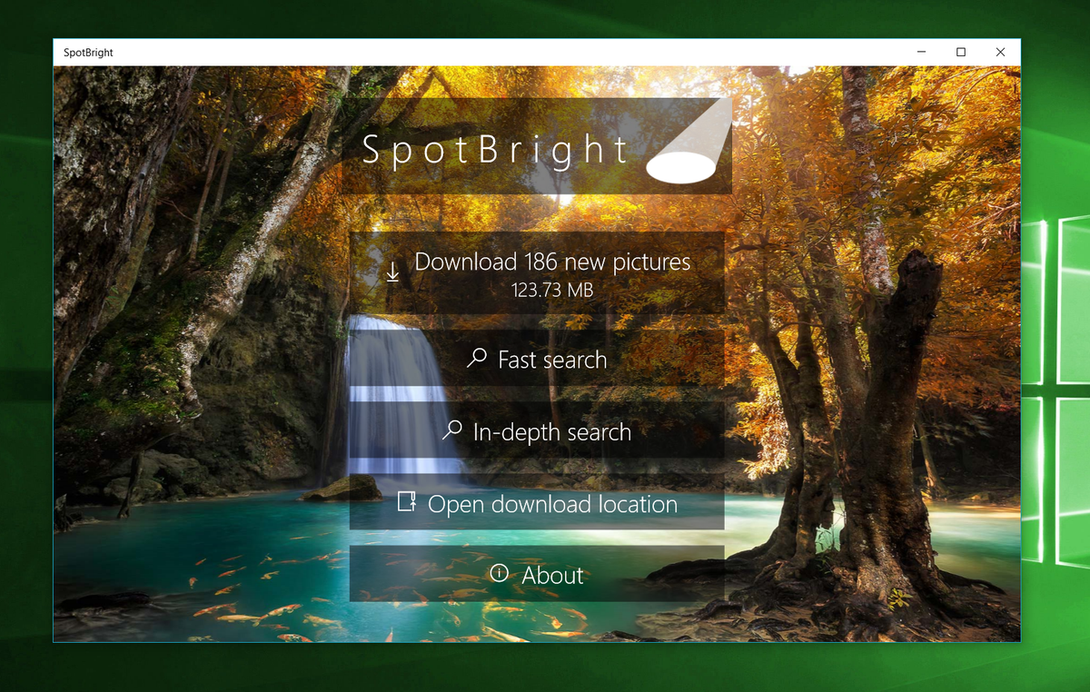 SpotBright is a universal app to grab Windows Spotlight images for ...