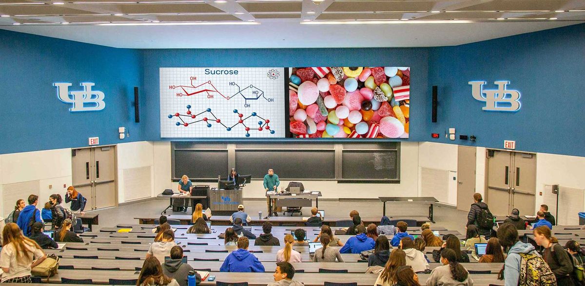 Massive Displays Create Dynamic Learning Environments at UB | AVNetwork
