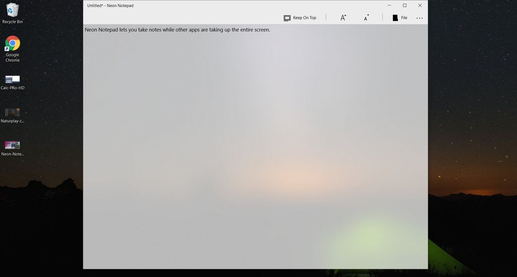 Neon Notepad [Windows 10 Review]: Pop into Compact Overlay Mode ...