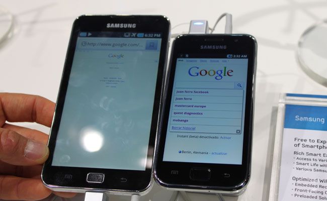Samsung Galaxy S WiFi 4.0 and 5.0 Hands-On: iPod Touch Killers ...