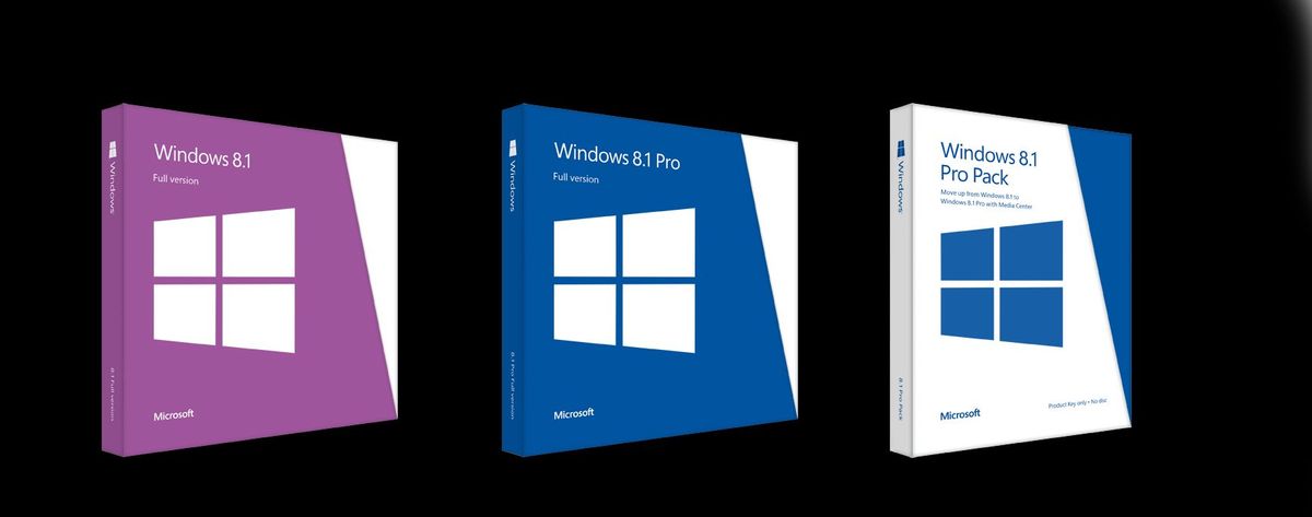 Microsoft reveals retail packaging and pricing for Windows 8.1 ...