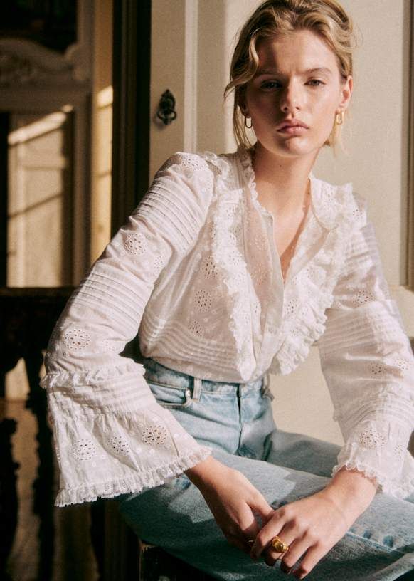 This New Zara Ruffled Shirt Will Sell Out First | Who What Wear