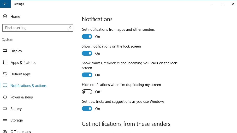 How to use Windows 10 Anniversary update's improved Action Center ...
