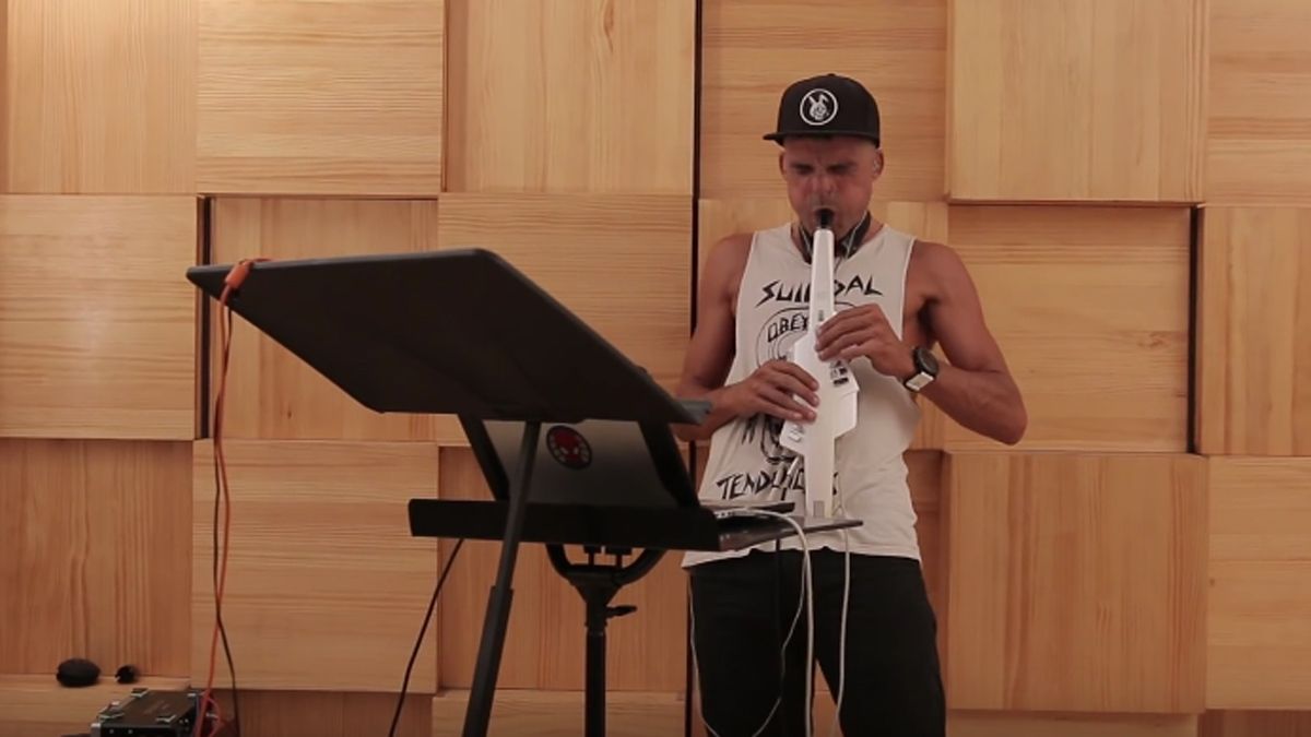 Watch a "unique performance" on Roland's new Aerophone AE-10 | MusicRadar