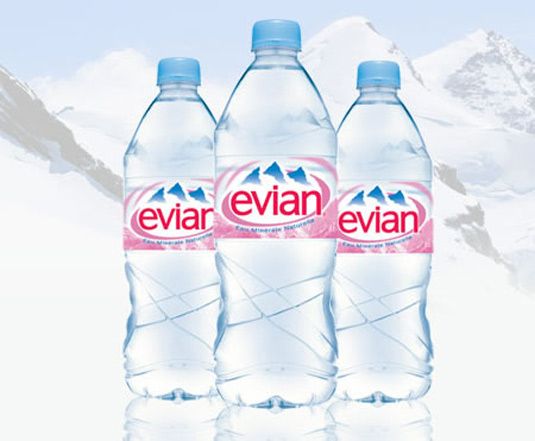 Evian revamps its bottle with sleek new design | Creative Bloq