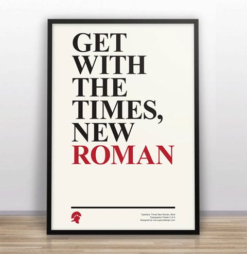 Typography posters poke fun at classic fonts | Creative Bloq