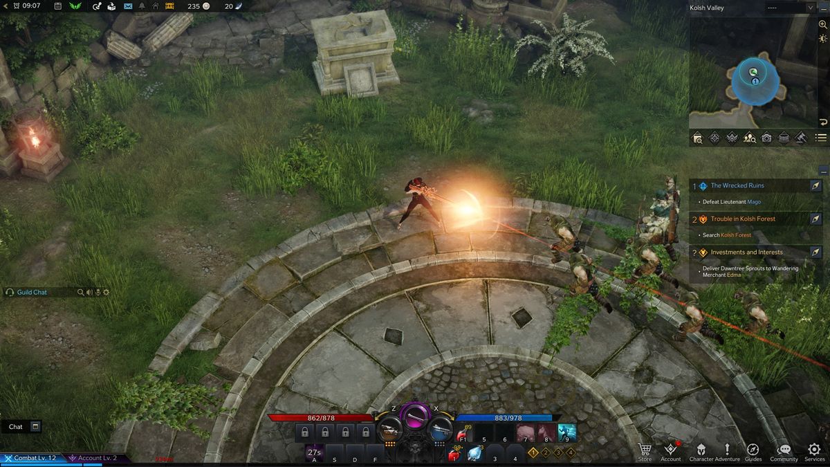 Lost Ark is a bizarro action-RPG married to a trad MMO | PC Gamer