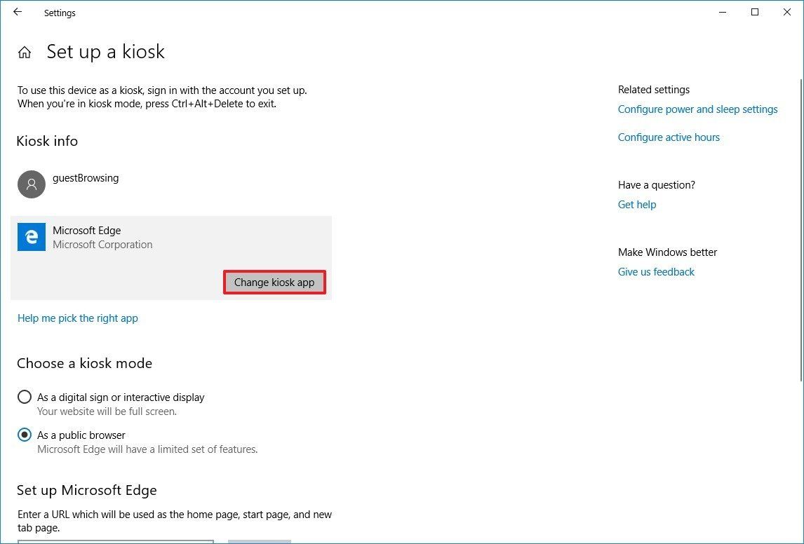 How to set up kiosk mode on Windows 10 October 2018 Update | Windows ...