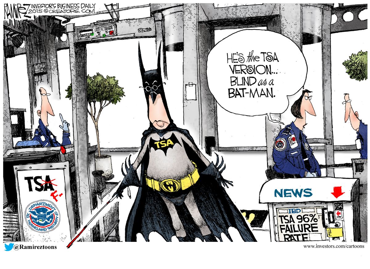 Editorial cartoon TSA Security | The Week