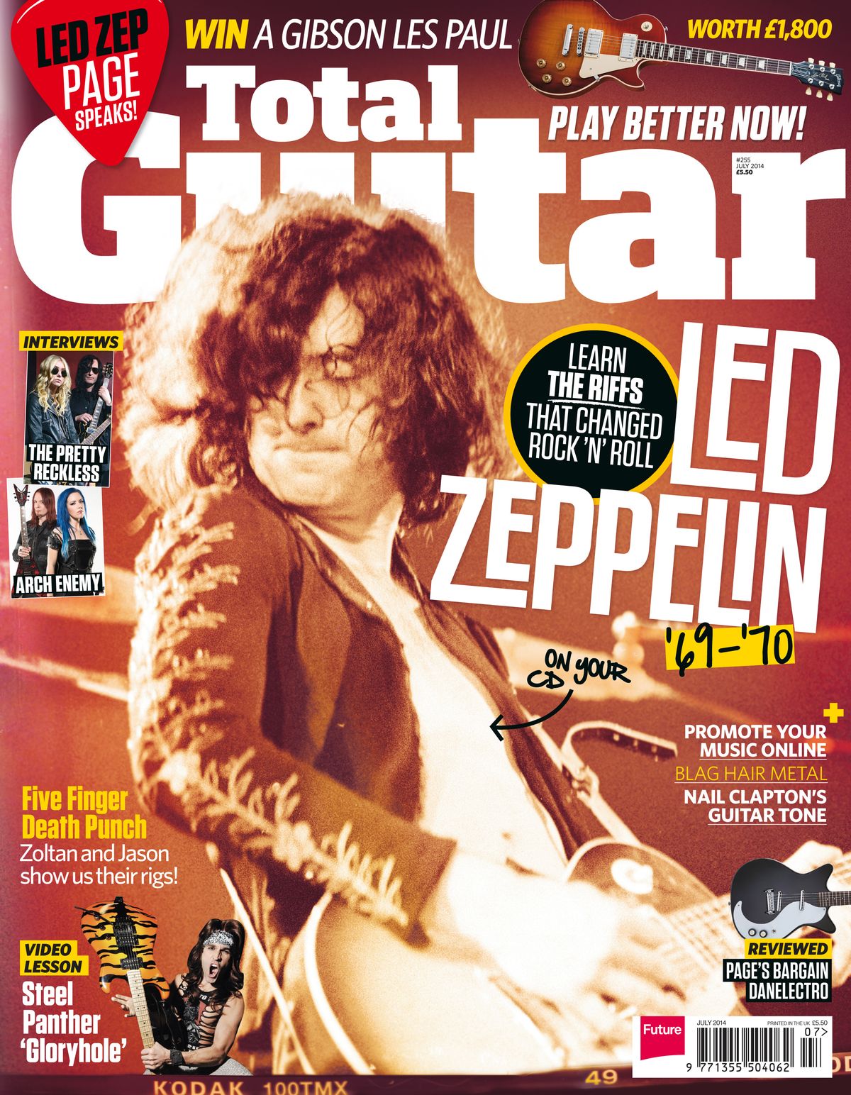 Total Guitar 255 on sale now: Led Zeppelin & the riffs that changed ...