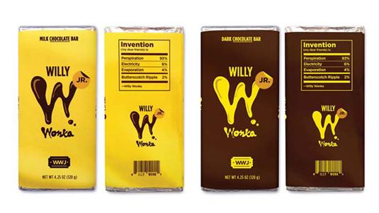 Willy Wonka chocolate gets a 21st century redesign | Creative Bloq