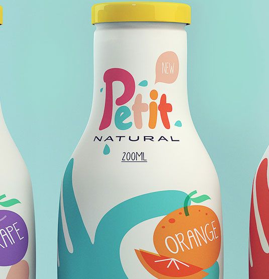 Petit juice branding is naturally wonderful | Creative Bloq