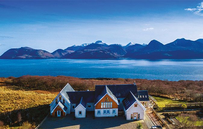 A glorious loch-side home with magical views, private beach and its own ...
