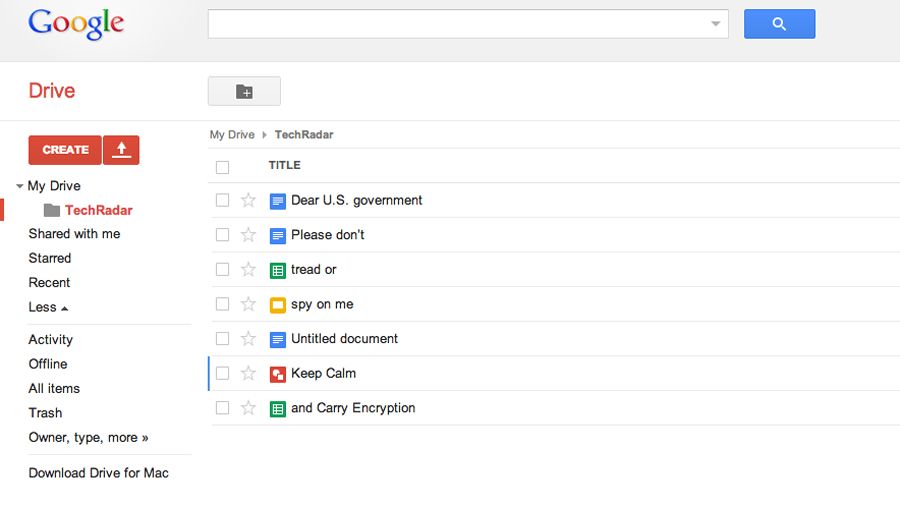 Google reportedly testing Drive encryption to thwart government spying ...