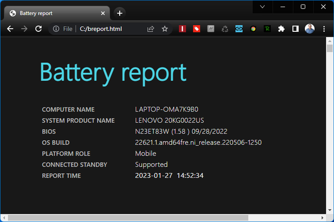How to Get a Battery Health Report in Windows 10 or 11 | Tom's Hardware