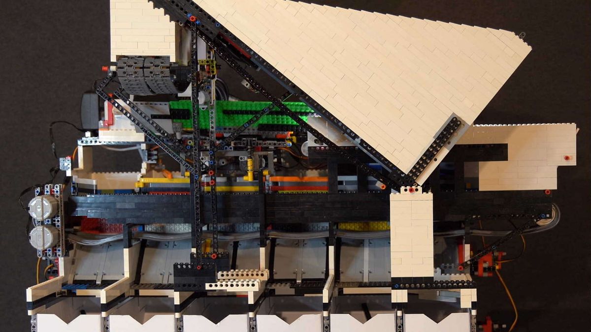 This AI controlled Lego sorting machine is what my childhood dreams ...