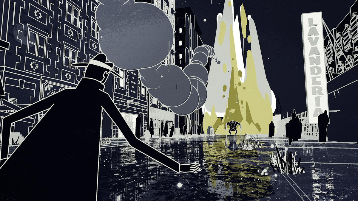 How psychedelic detective game Nirvana Noir is adding 3D and colour to ...