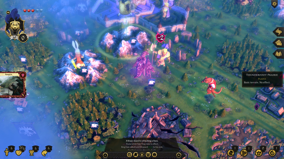 Killing a sick and deranged lion king in Armello | PC Gamer