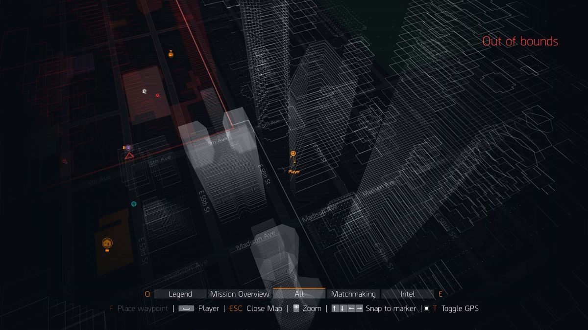 Here's what The Division's inaccessible Dark Zone areas looks like ...