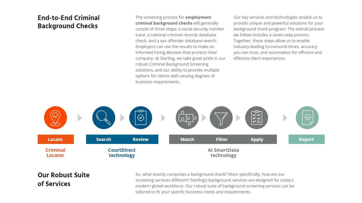 Sterling background check service review | TechRadar