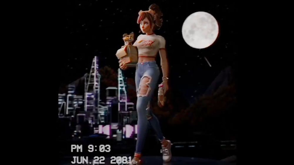 Overwatch 2 fans love this animator's retro 3D D.Va | Creative Bloq
