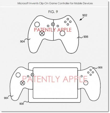 Microsoft's answer to tablet gaming? Slicing an Xbox controller in half ...
