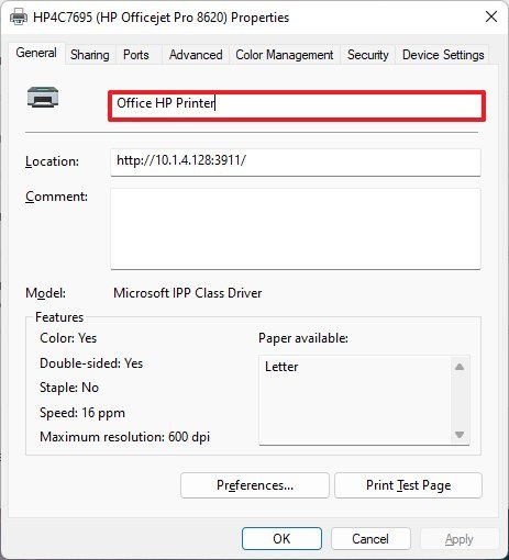 How to rename a printer on Windows 11 | Windows Central