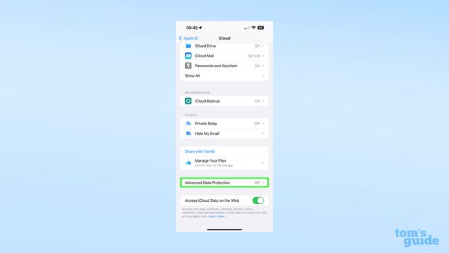 How to enable Advanced Data Protection on iPhone | Tom's Guide