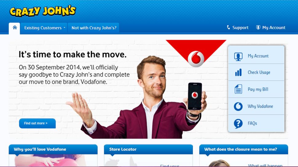 Crazy John's to be retired September 30 | TechRadar