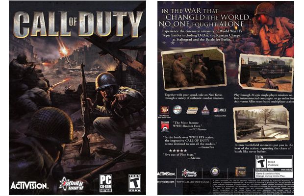 The history of Call of Duty box art | GamesRadar+