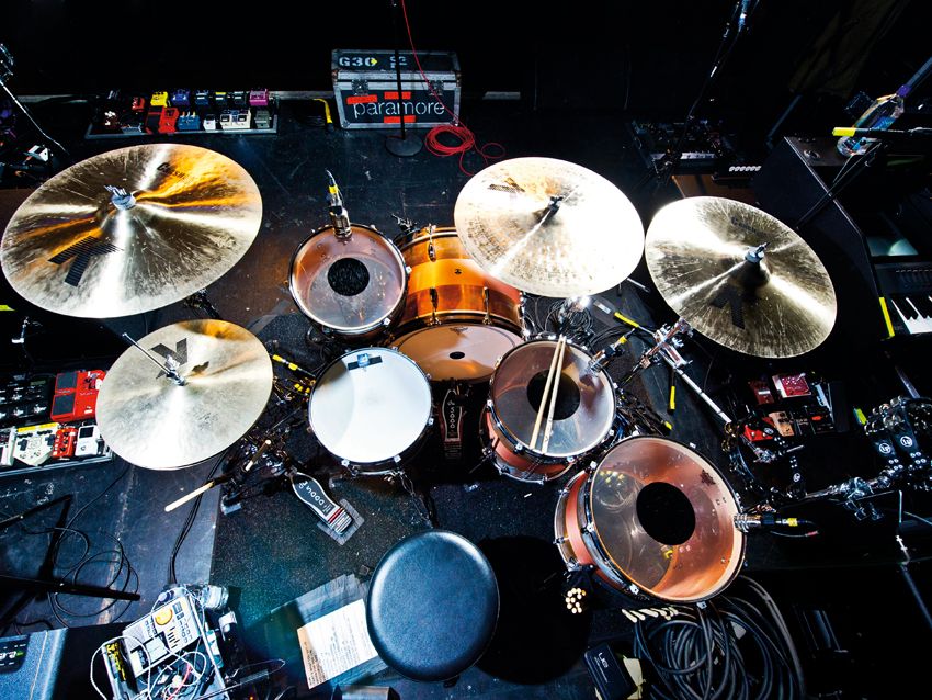 Drum kits of the pros: stars' live and studio drum setups in pictures ...