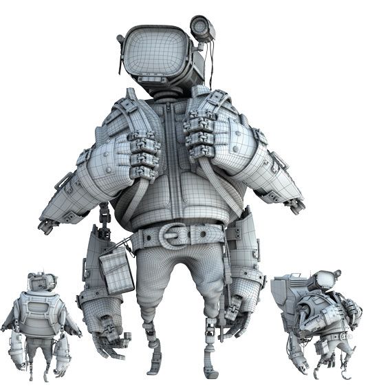 Epic 3D robot illustration by David Domingo Jiménez | Creative Bloq