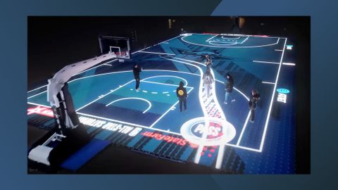 NBA's new LED court has to be seen to be believed | Creative Bloq