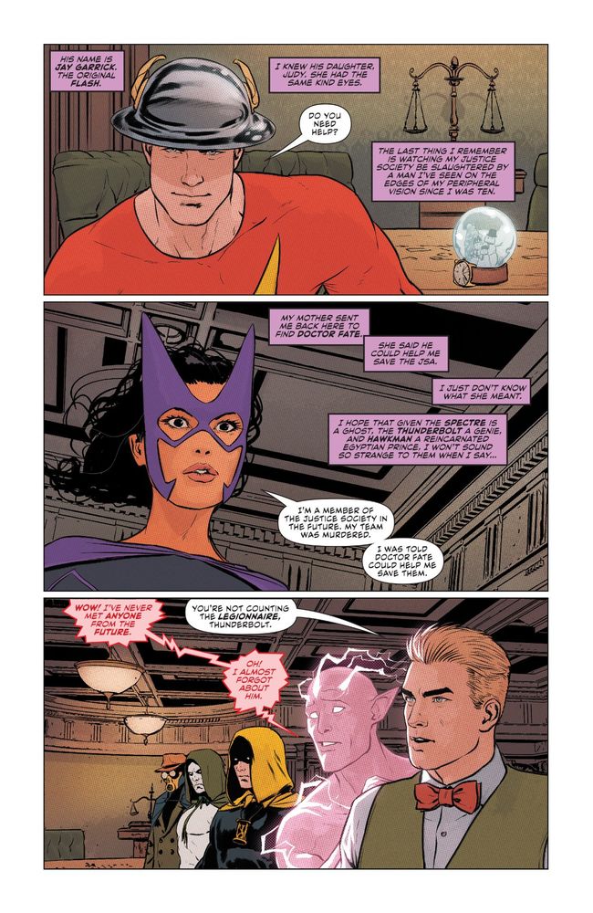 The future Huntress meets the original JSA in Justice Society of ...