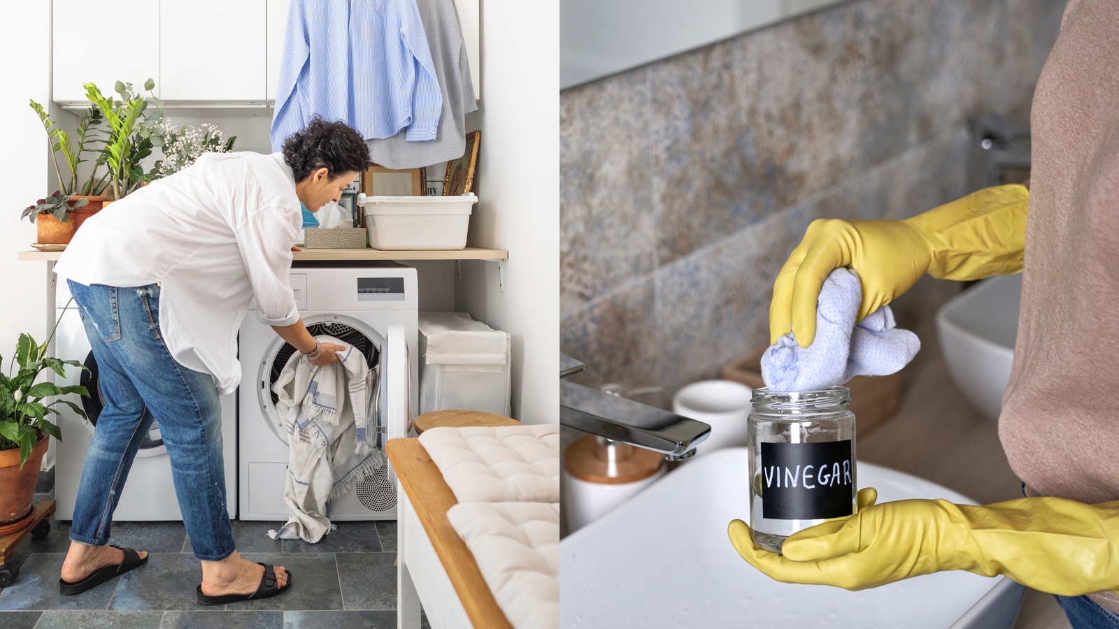 Vinegar hacks for laundry that'll actually impress you | Real Homes