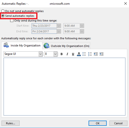 How to master Outlook's out-of-office automatic replies | Windows Central