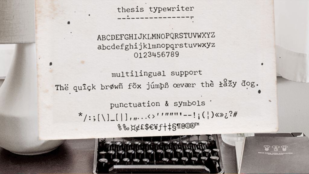 22 of the best typewriter fonts | Creative Bloq