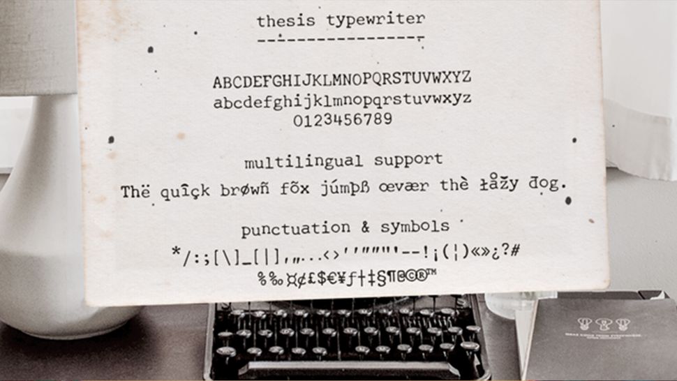22 of the best typewriter fonts | Creative Bloq