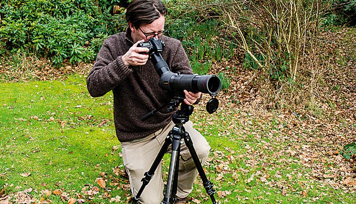 Digiscoping: How to attach your D-SLR to a spotting scope and the ...