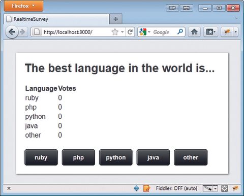 Code a real-time survey with HTML5 WebSockets | Creative Bloq