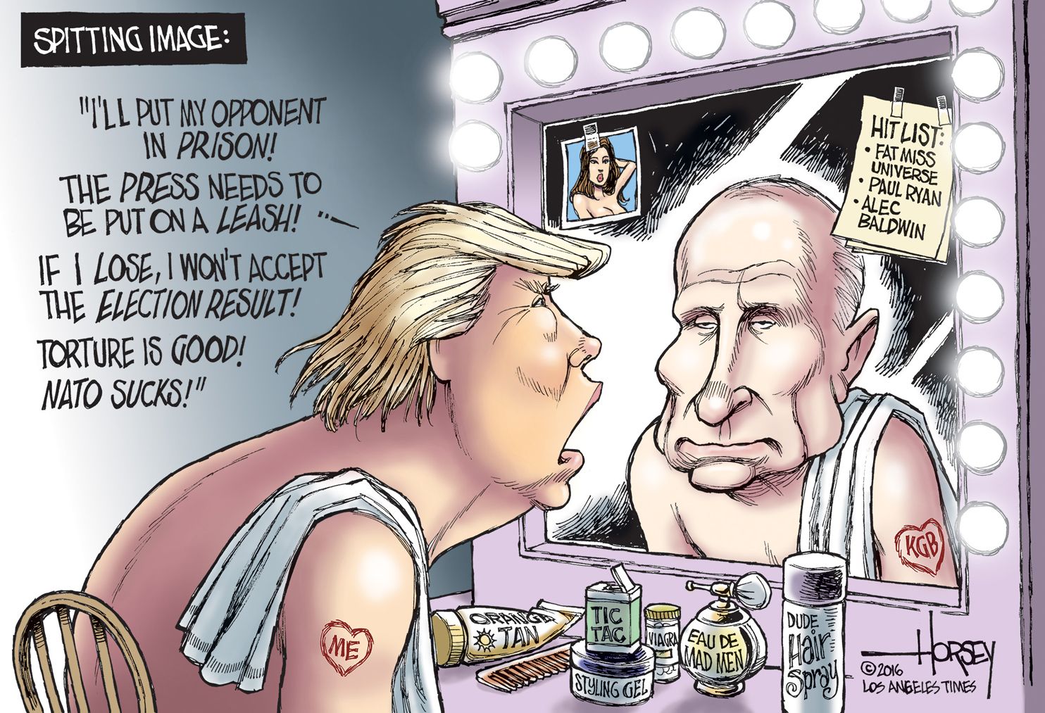 Political cartoon U.S. Donald Trump Vladimir Putin | The Week