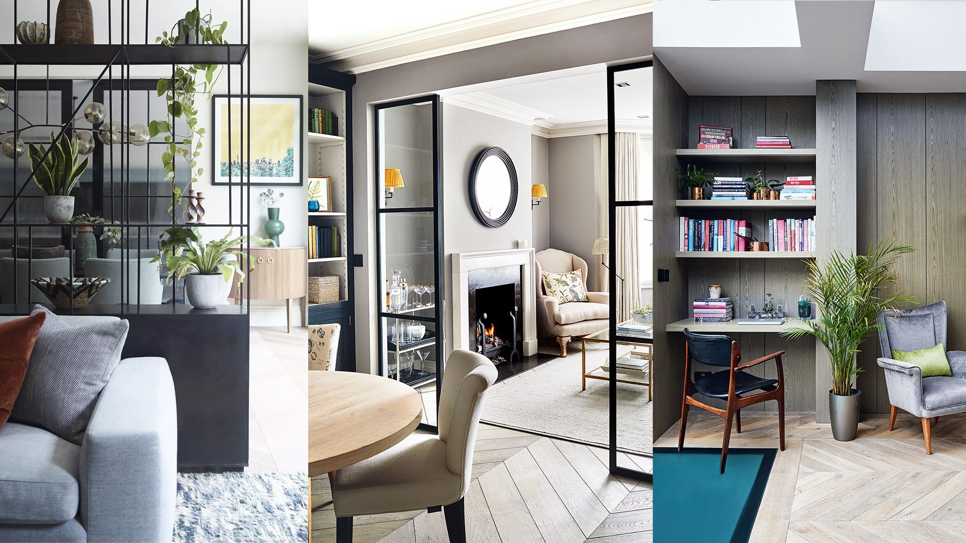 Broken plan living room ideas: 15 practical, sub-divided spaces | Homes ...