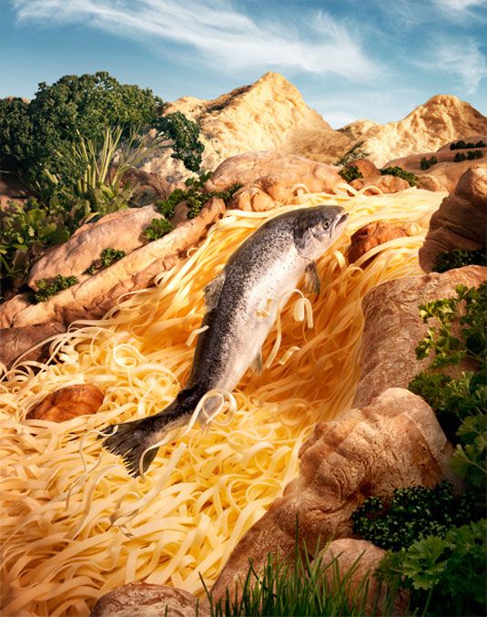 Beautiful landscapes made entirely of food | Creative Bloq