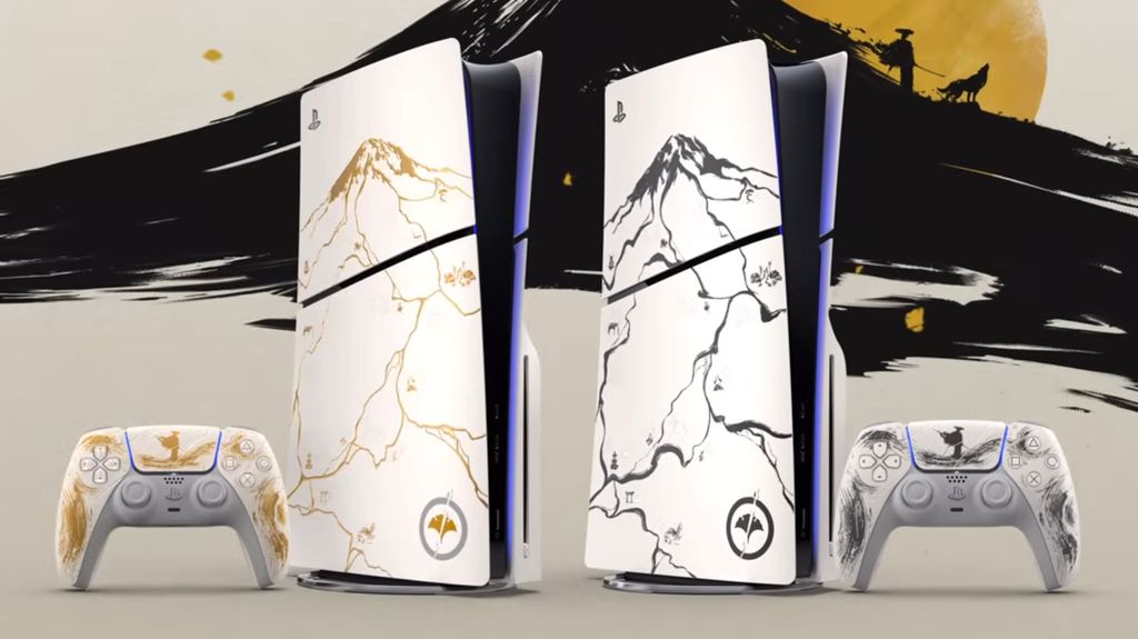 Gorgeous limited edition Ghost of Yotei PS5 consoles and controllers draw inspiration from ...