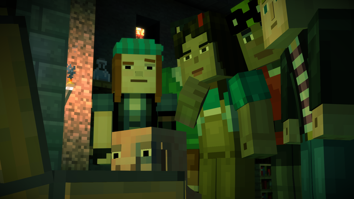 Minecraft: Story Mode's first episode is a blocky mess | PC Gamer