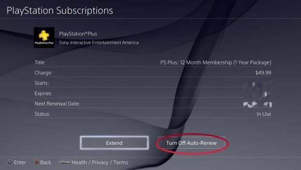 How to turn off auto-renewal on your PlayStation Plus subscription ...