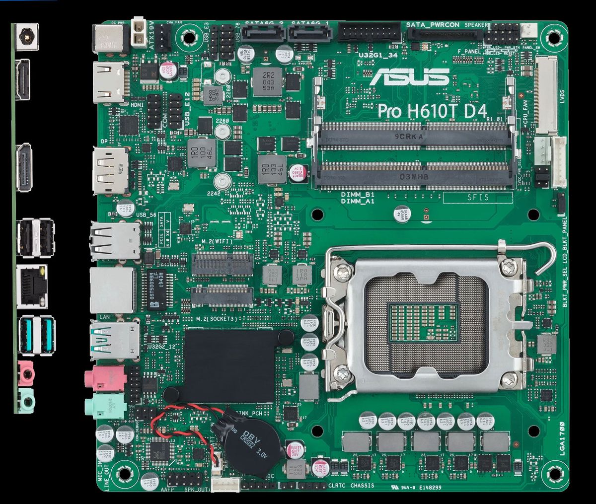 Asus Pro H610t Itx Ddr4 So Dimm Motherboard Hits Retail This Week Toms Hardware