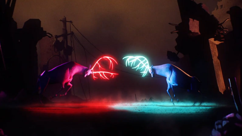 MTV geeks out with neon and smashed glass | Creative Bloq